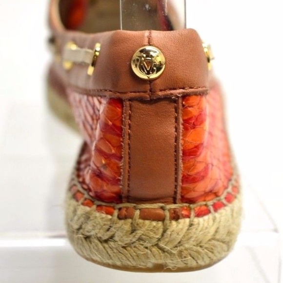 VC Signature | Shoes | Vc Signature Vie Womens Orange Leather Boat ...